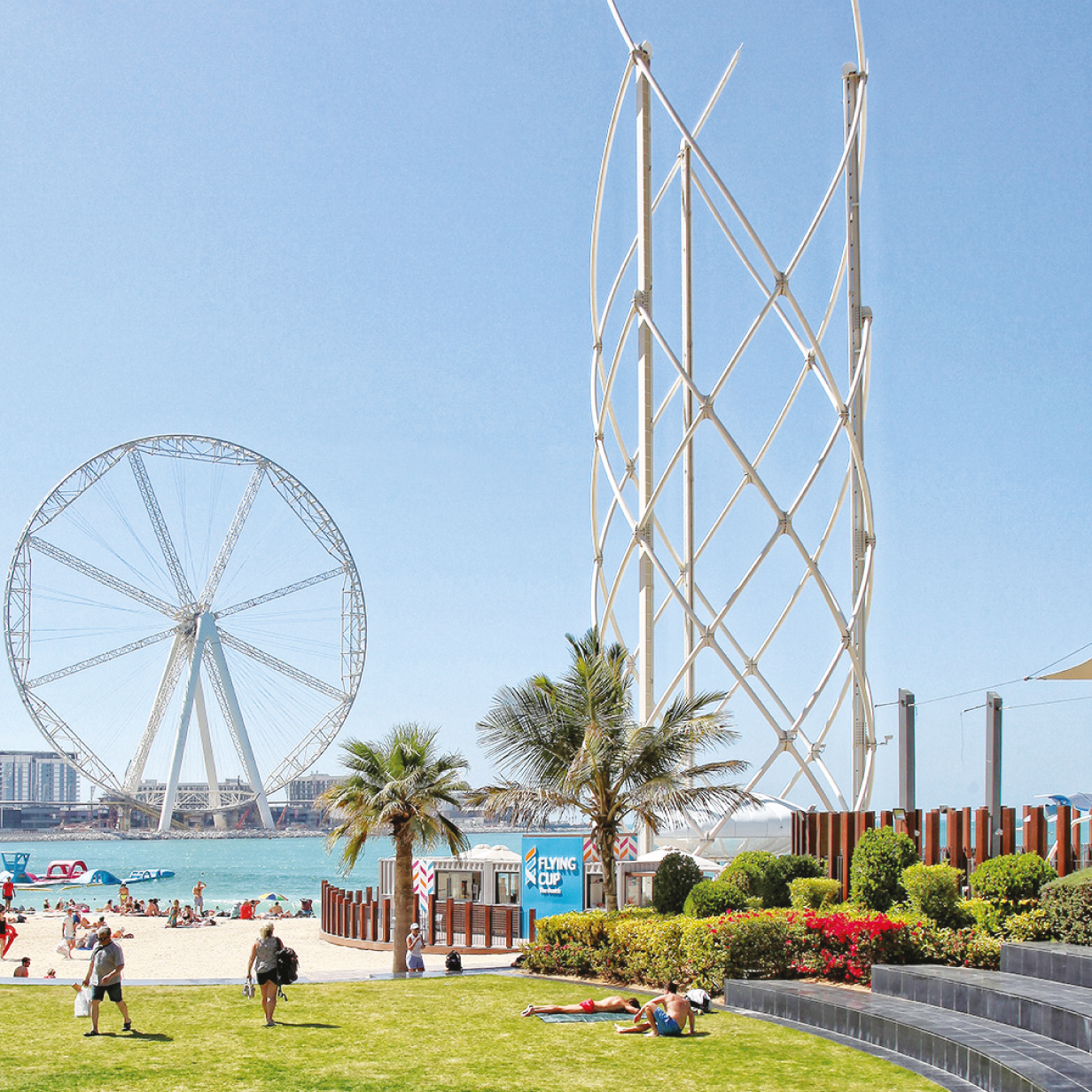 Book Flying Cup in Dubai Bluewater Island | City sightseeing Dubai